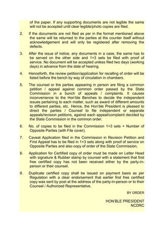 119142 7993 52_procedure_of_filing_a_case (1) | DOCX | Consumer Issues ...