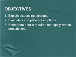 Pharmaceutical Dispensing One Topic Nowadays | PDF