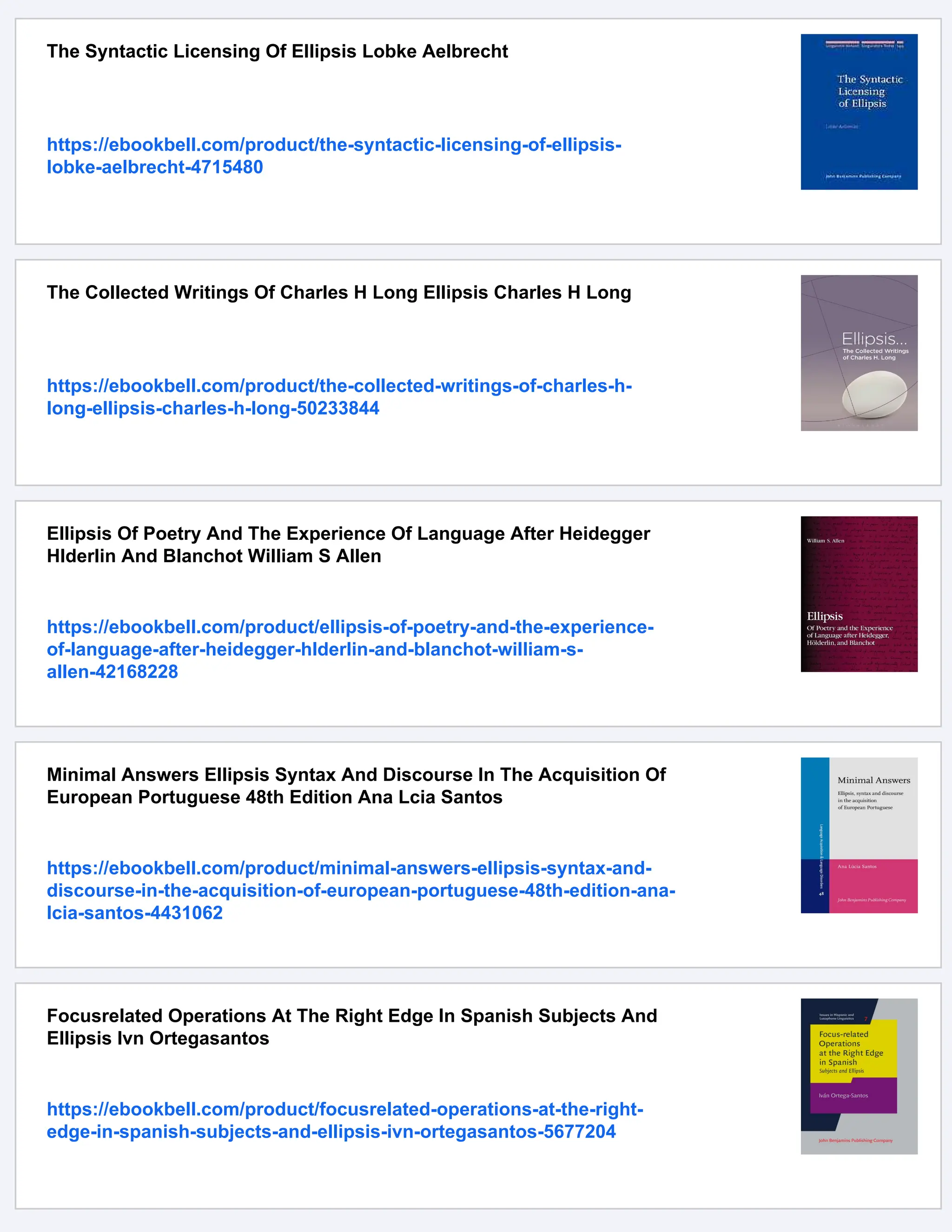 The Ellipsis Manual Analysis And Engineering Of Human Behavior Chase ...