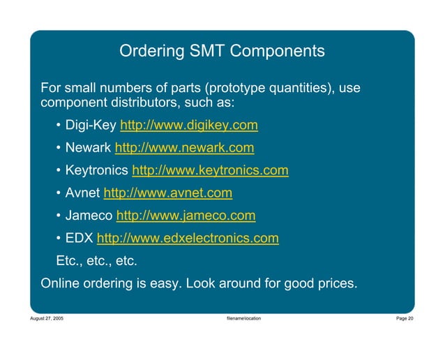 SMT process how to making and defects finding | PDF