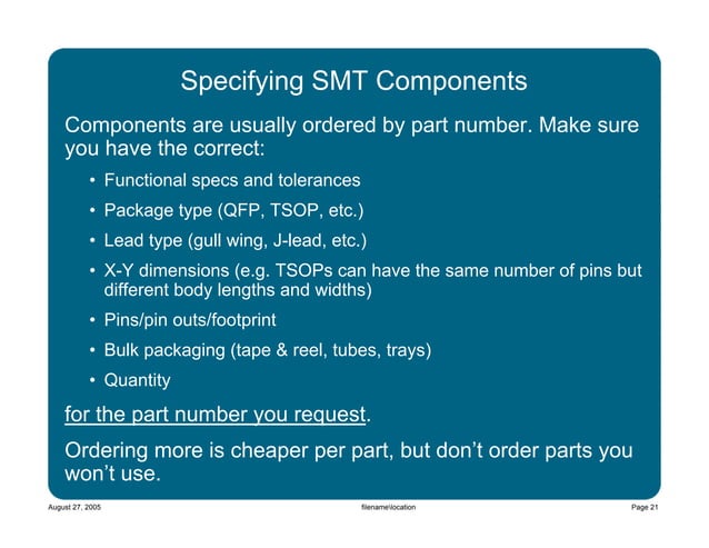 SMT process how to making and defects finding | PDF