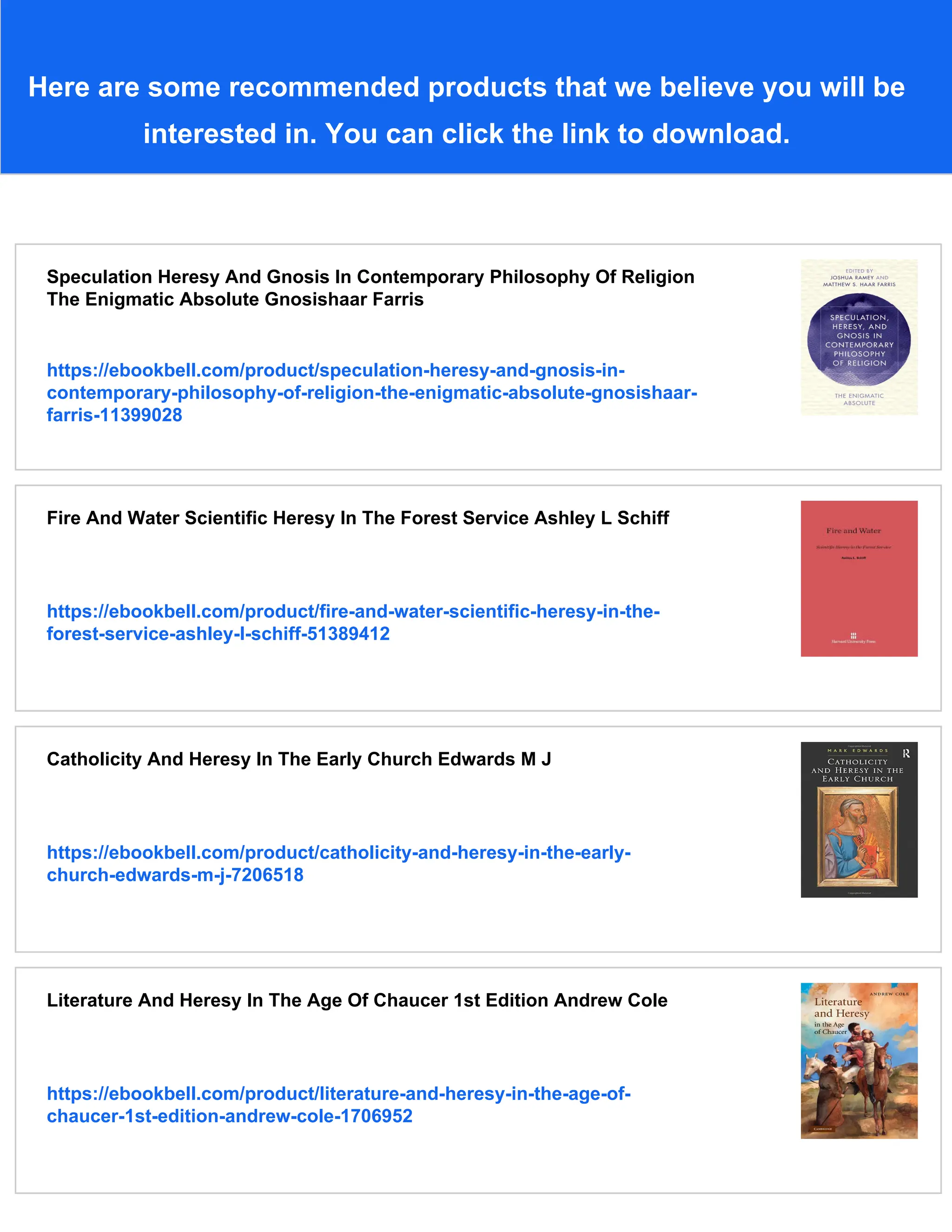 Heresy In The Roman Catholic Church A History Michael C Thomsett | PDF