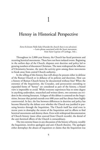 Heresy In The Roman Catholic Church A History Michael C Thomsett | PDF