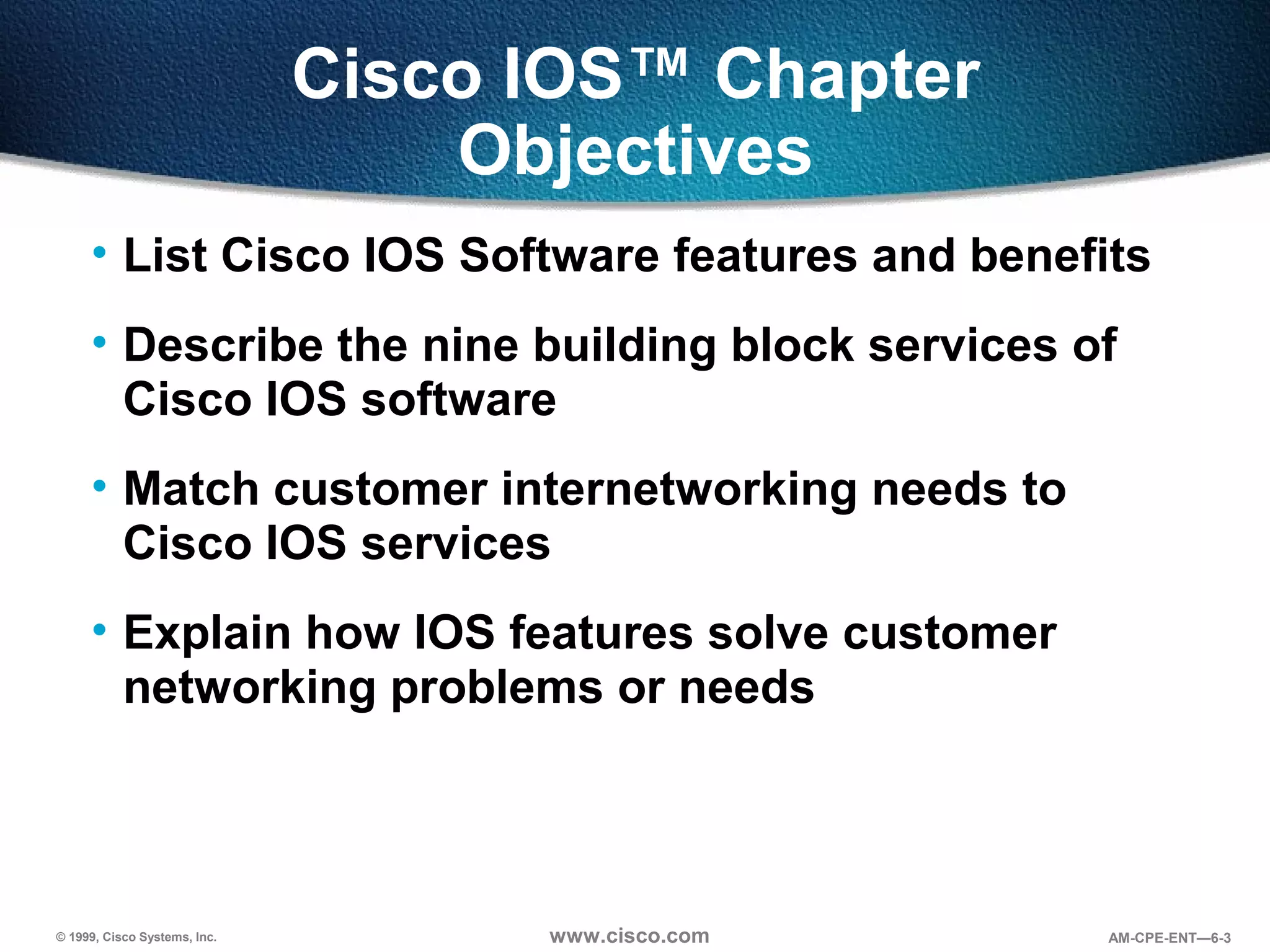 Cisco IOS™ Software | PPT