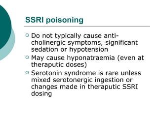 SSRI poisoning | PPT