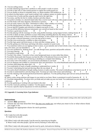 U-11_Learning Styles Research Proposal | PDF