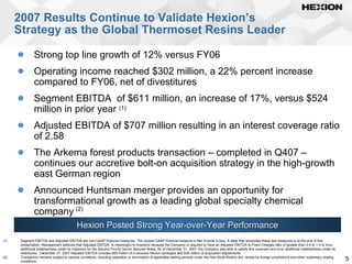 Hexion CSFBConferenceMarch2008Final | PDF