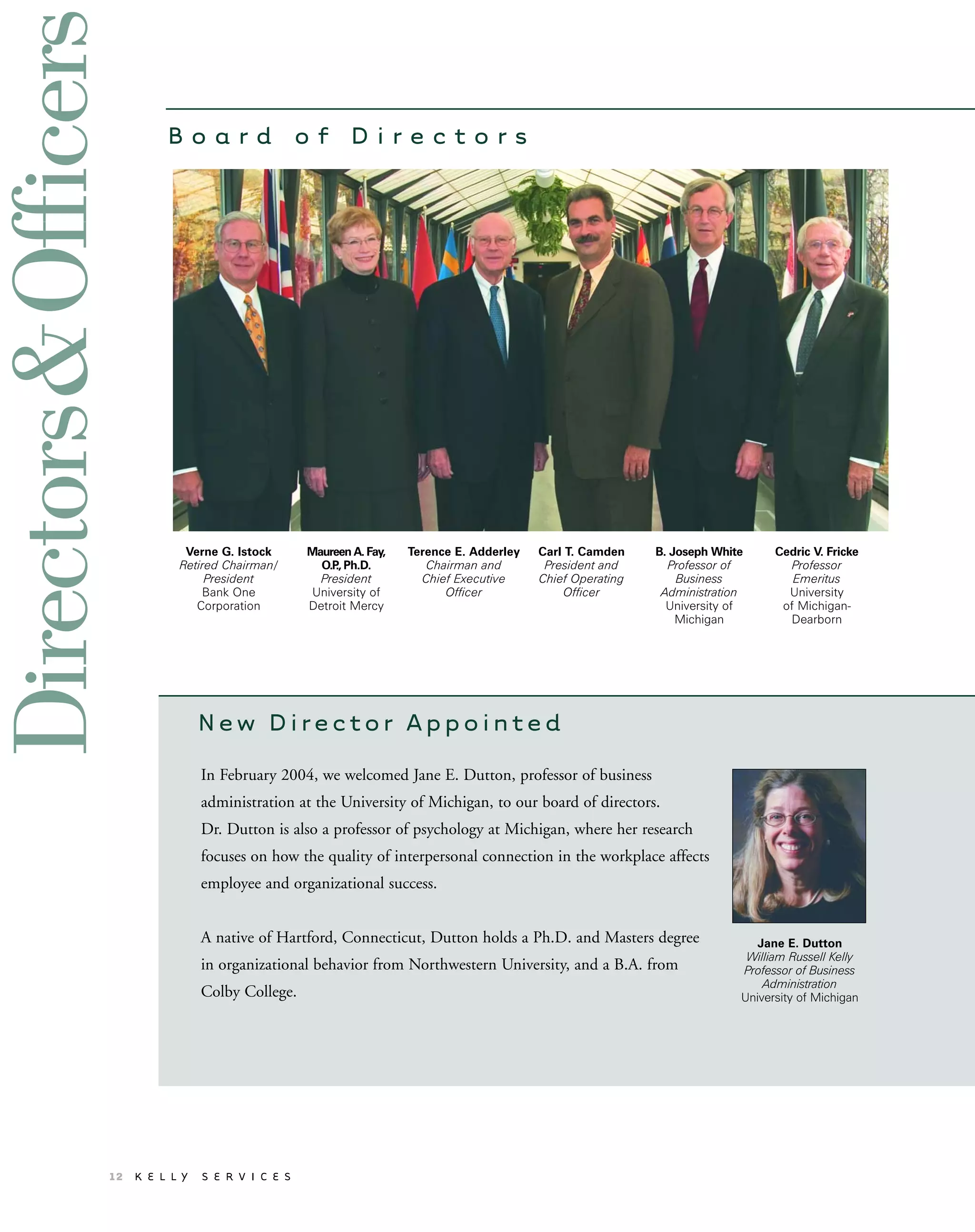 kelly services annual reports 2003 | PDF