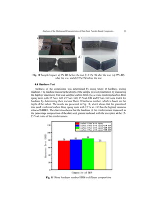 ANALYSIS OF THE MECHANICAL CHARACTERISTICS OF DATE SEED POWDER-BASED ...
