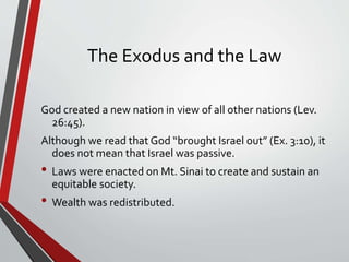 TUL 500-3 From Slave People to People of God | PPT