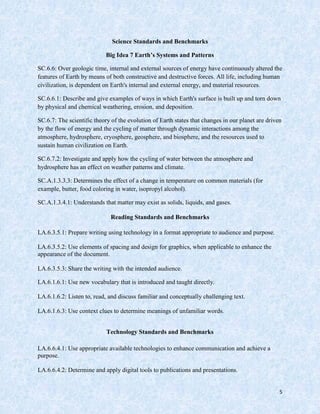 Journeys Through Cycles of Earth Grant | PDF