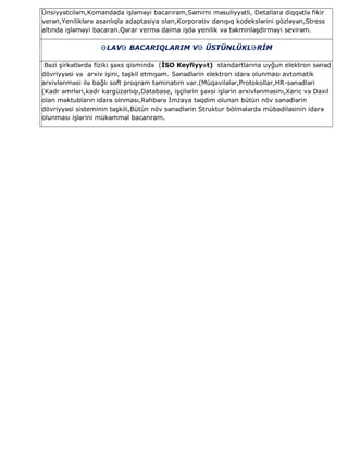Rafig CV Azeri | DOC