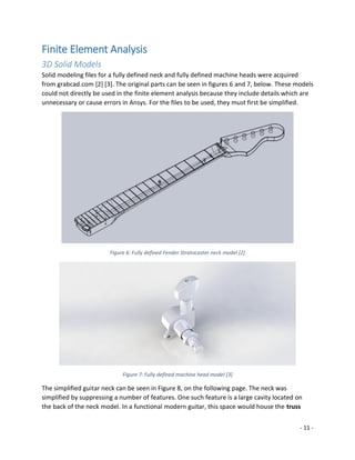 FEA of Guitar Neck | PDF