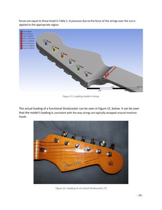 FEA of Guitar Neck | PDF