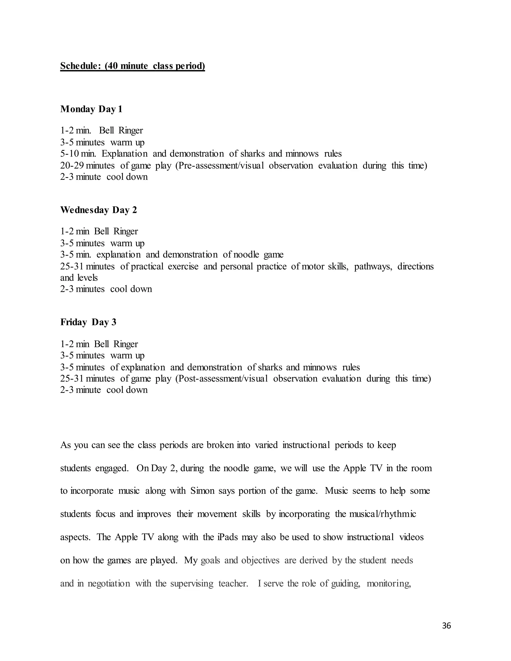 Teacher Work Sample-Darrell Frasier | PDF