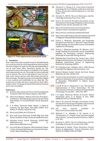 IoT Based Infrared Remote Controlled AC Fan Regulator | PDF