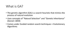 Genetic Algorithm: A Crisp And Concise Introduction [Shakeeb A.] | PPT