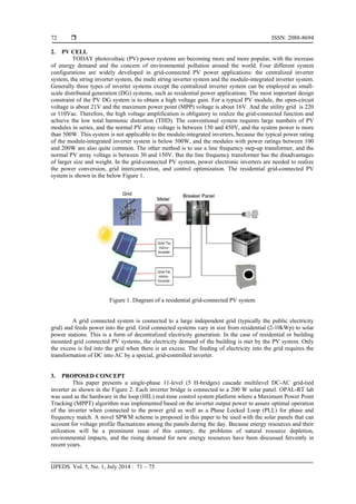 A Three Phase Multi Level Converter for grid Connected PV System | PDF | Power and Energy ...