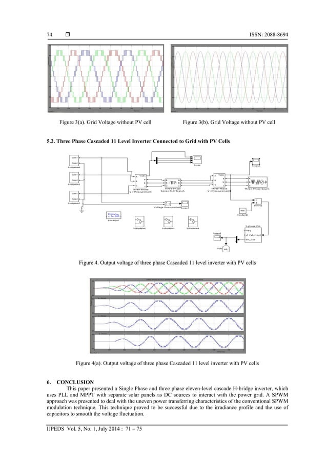 A Three Phase Multi Level Converter for grid Connected PV System | PDF | Power and Energy ...