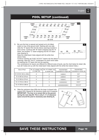 Rectangular swimming pool manual | PDF