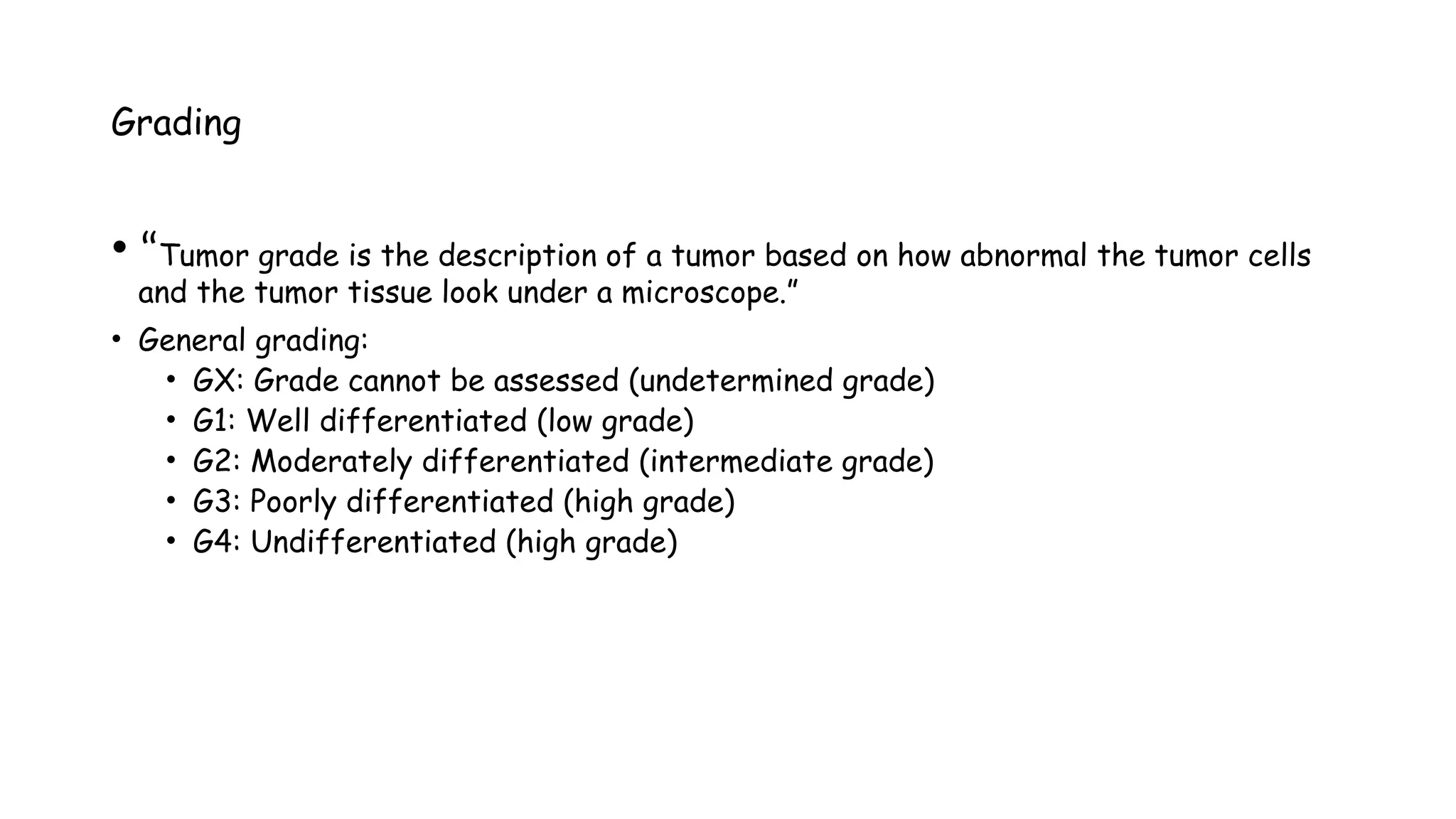 Grading and staging of tumors and paraneoplastic syndrome | PPTX
