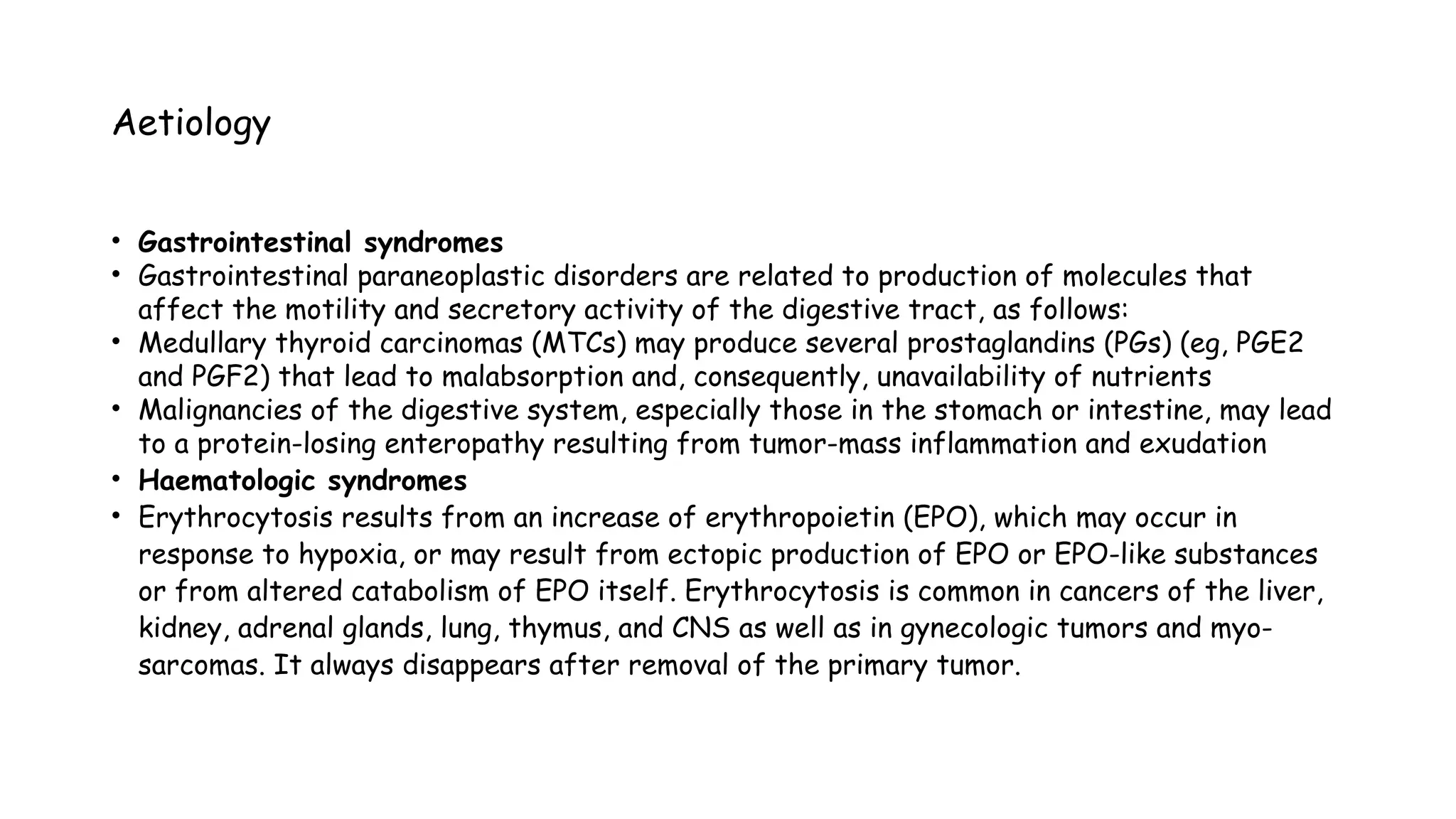 Grading and staging of tumors and paraneoplastic syndrome | PPTX