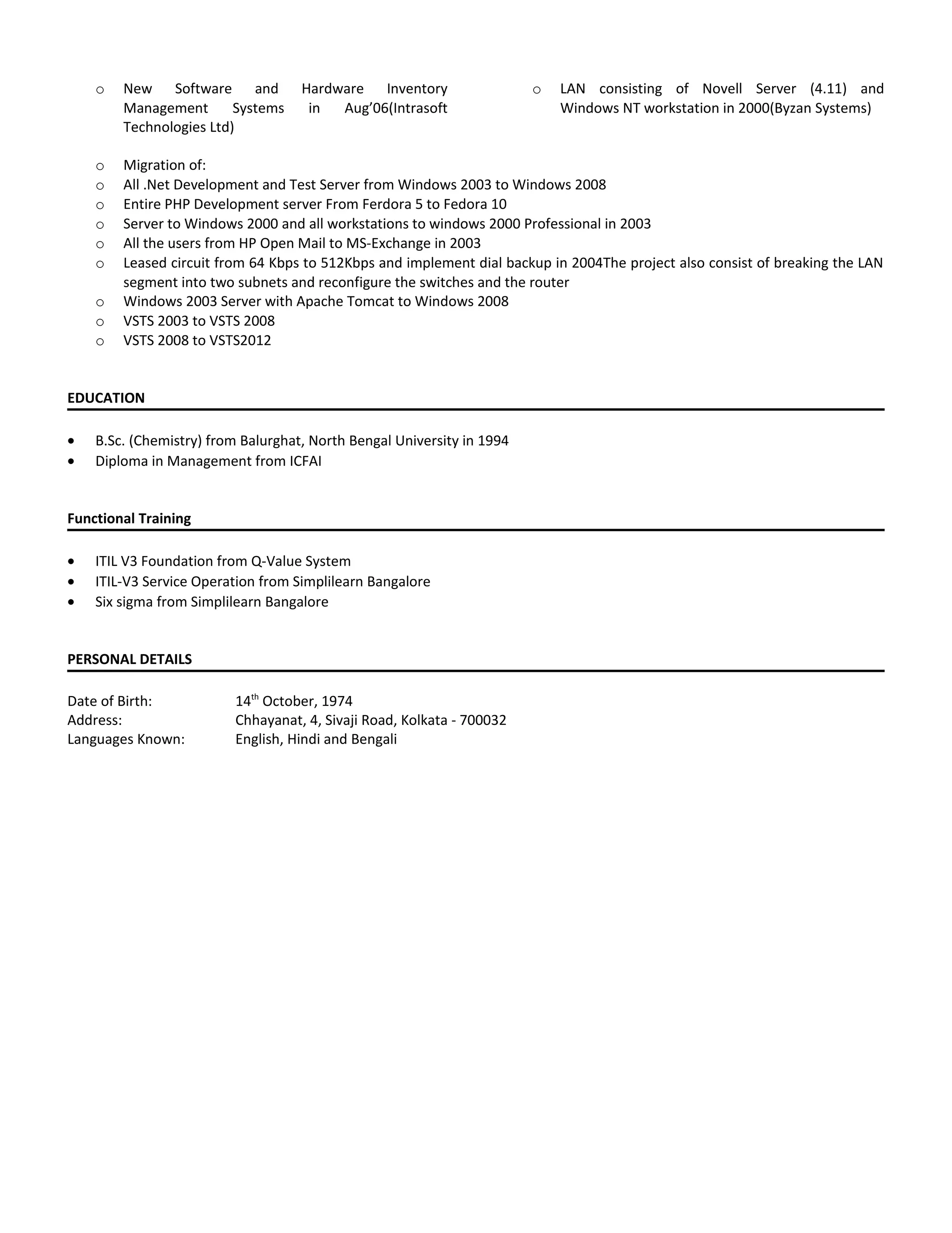 Sumanta CV | DOC