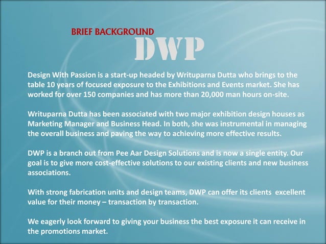DWP PRESENTATION__ | PPT