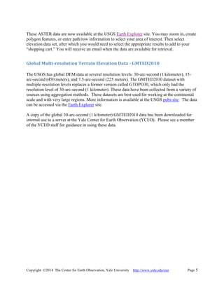 DEM FAQ | PDF | Geography | Science