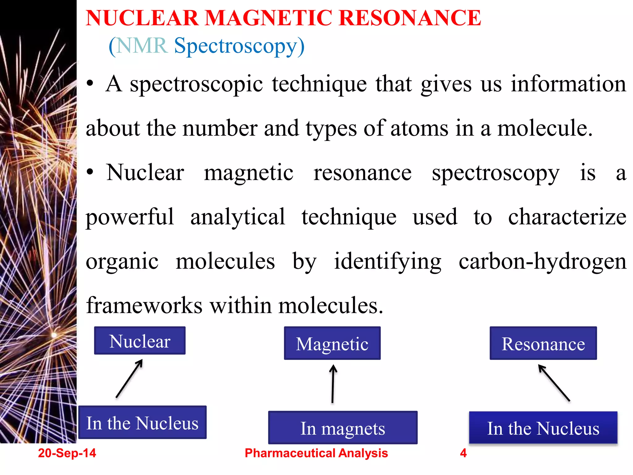 COMPARISION BETWEEN 1 H & 13 C NMR | PPTX