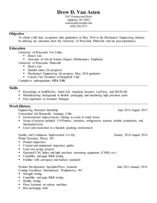 Drews Resume-Page 1 | DOCX