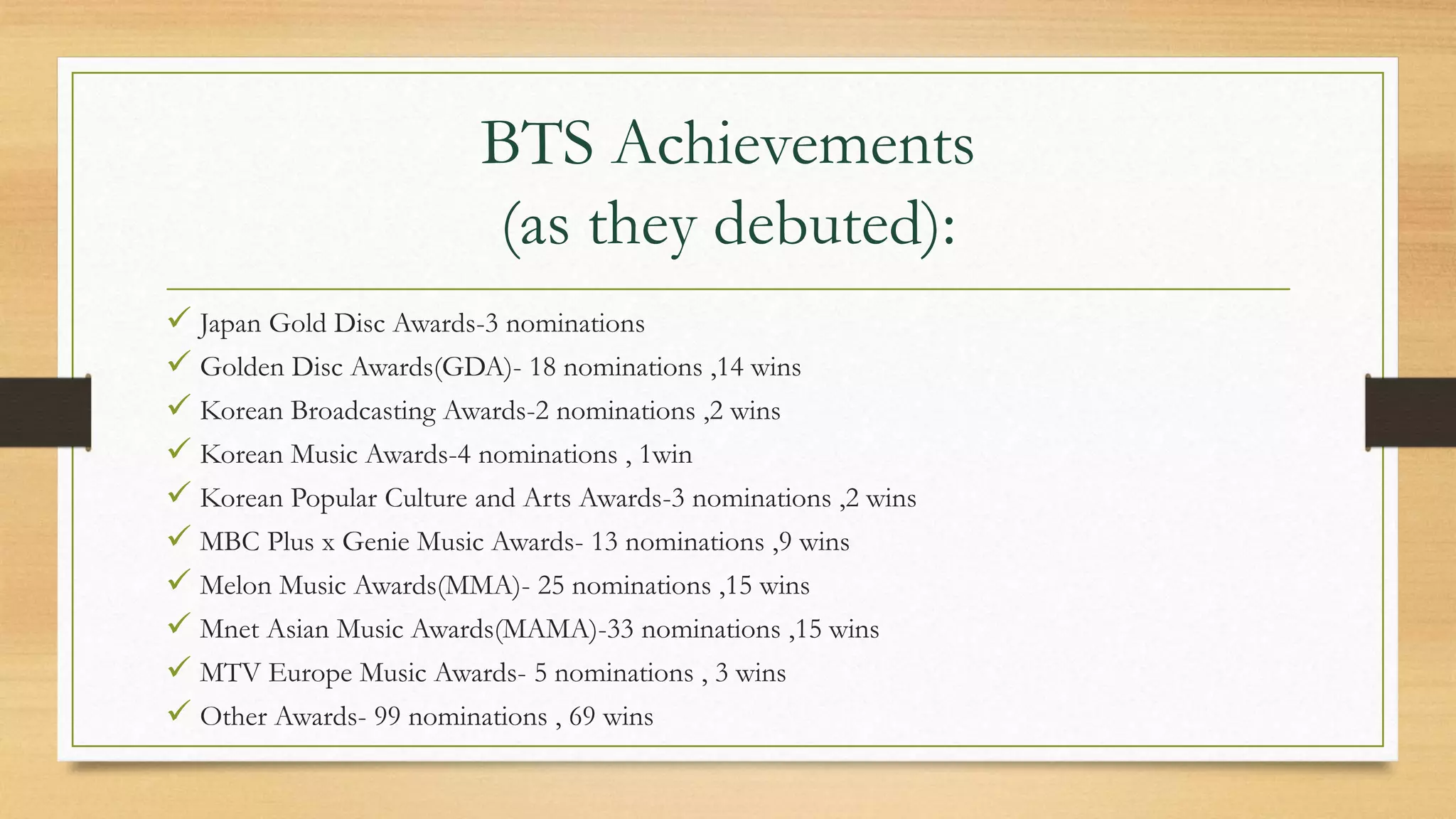 BTS (Bangtan Sonyeondan) | PPTX