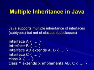 Multiple Inheritance powerpoint presentation | PPT