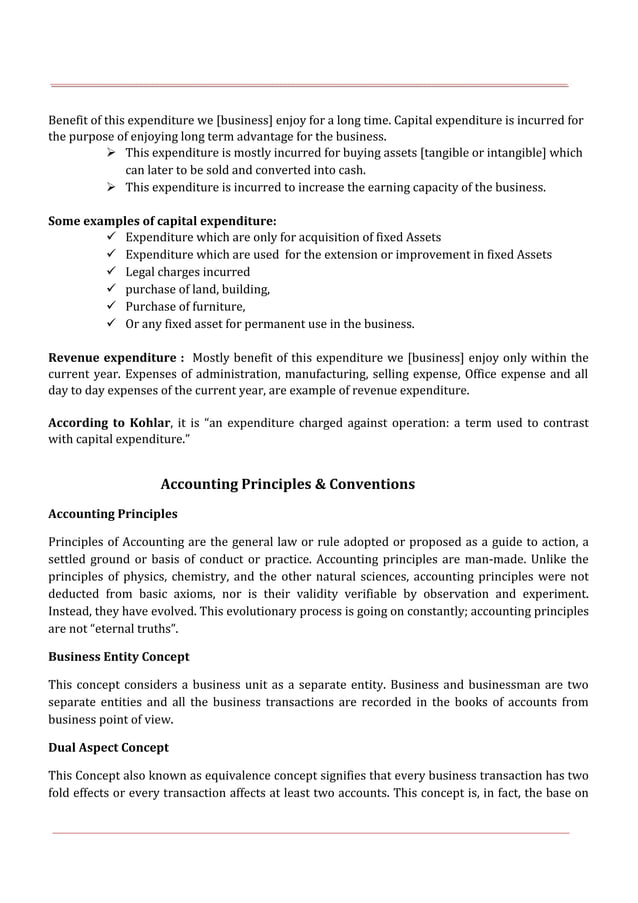 11 accountancy keynotes_ch02_theory_base_of_accounting | PDF