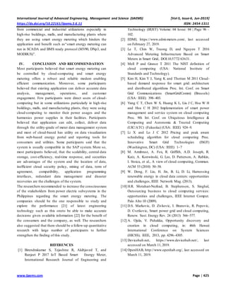 A Cloud-based Online Access on Smart Energy Metering in the Philippines | PDF