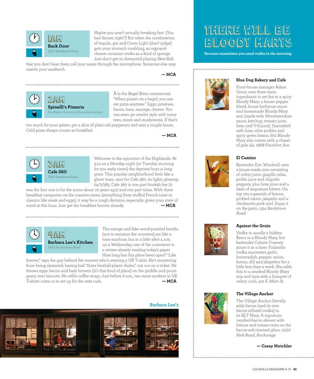 Louisville Magazine Bloody Mary | PDF