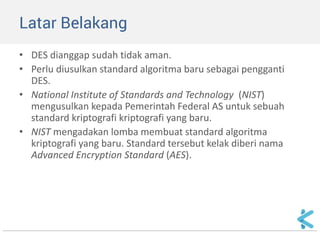 Kriptografi - Advanced Encryption Standard | PDF