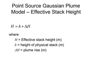 11 air pollution dispersion | PPT