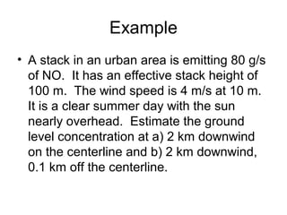 11 air pollution dispersion | PPT
