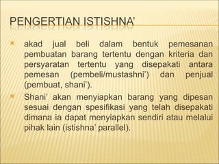 11 Akad Istishna dan Istishna Paralel '.ppt
