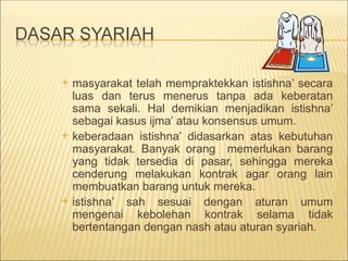 11 Akad Istishna dan Istishna Paralel '.ppt