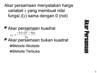 11 algo akarpersamaan | PPT