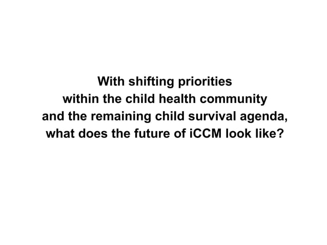 Future of Integrated Community Case Management | PDF | Infectious ...