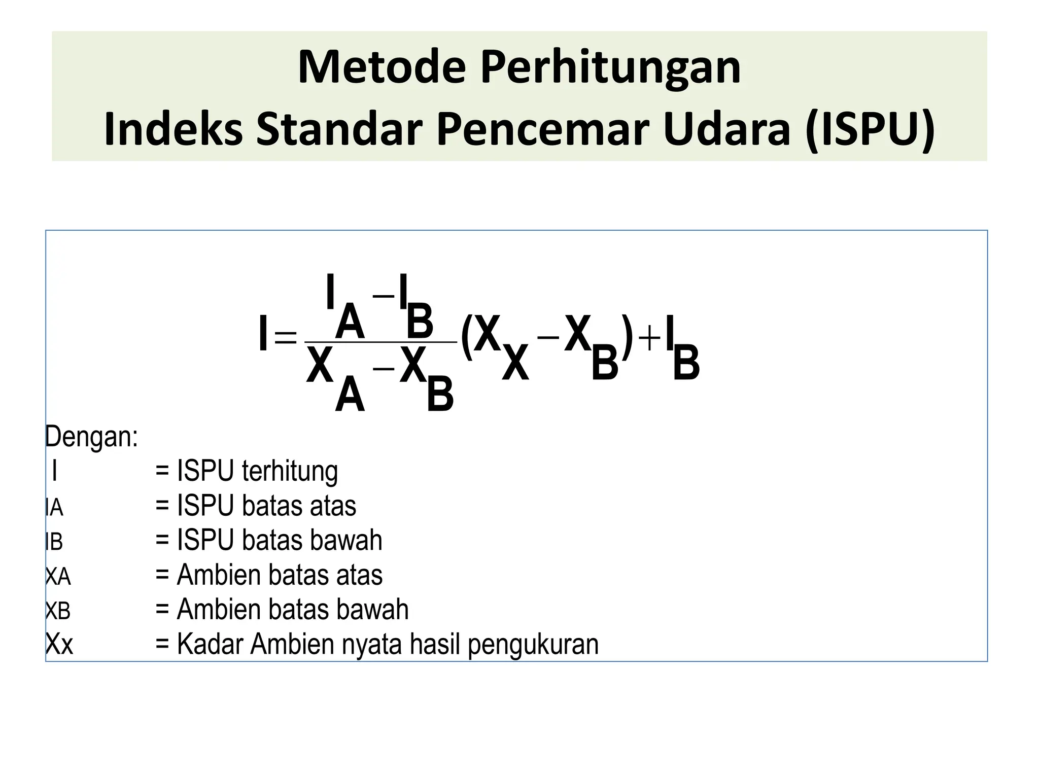 ANALISIS KUALITAS UDARA.pptx............ | PPTX
