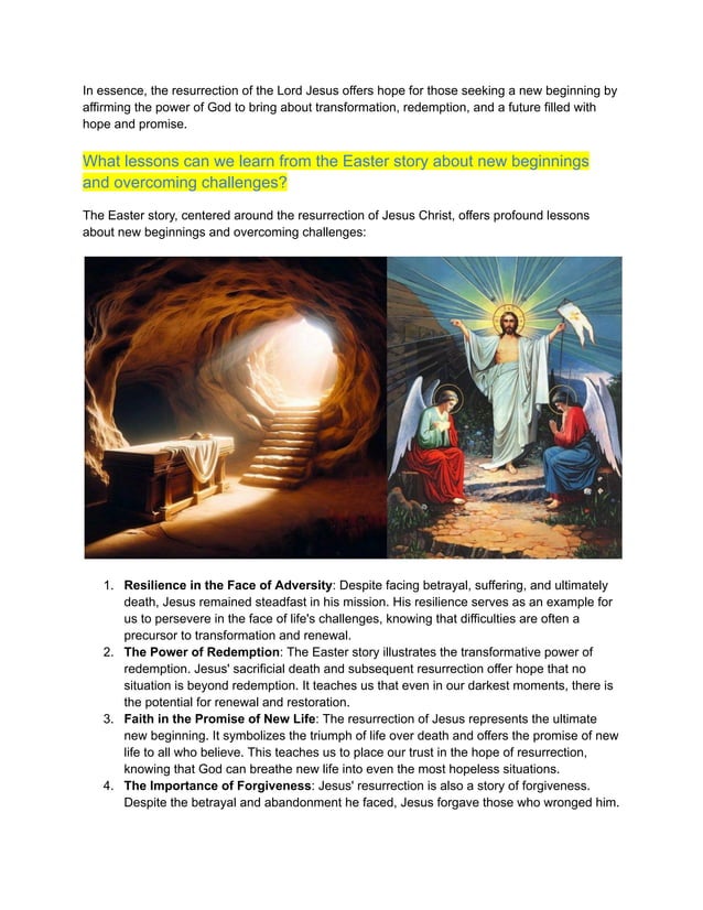 A New Beginning The Eternal Message of Lord Jesus' Resurrection.pdf