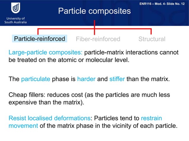 11A Particle Reinforced Composites (3.4 MB).ppt | Geology | Science