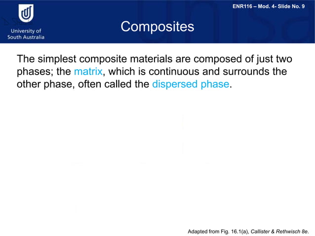 11A Particle Reinforced Composites (3.4 MB).ppt | Geology | Science