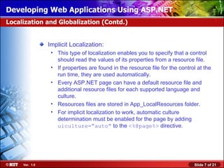 11 asp.net session16 | PPS | Web Design and HTML | Internet