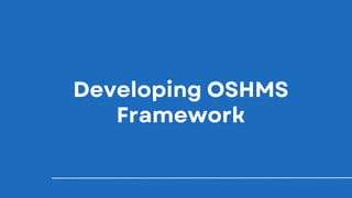 OSHMS Framework_Occupational Safety and Health | PDF