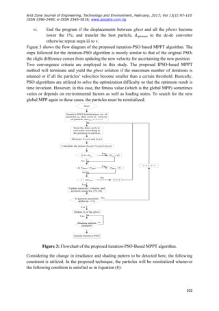 MPPT-Based Control Algorithm for PV System Using iteration-PSO under Irregular shadow Conditions ...